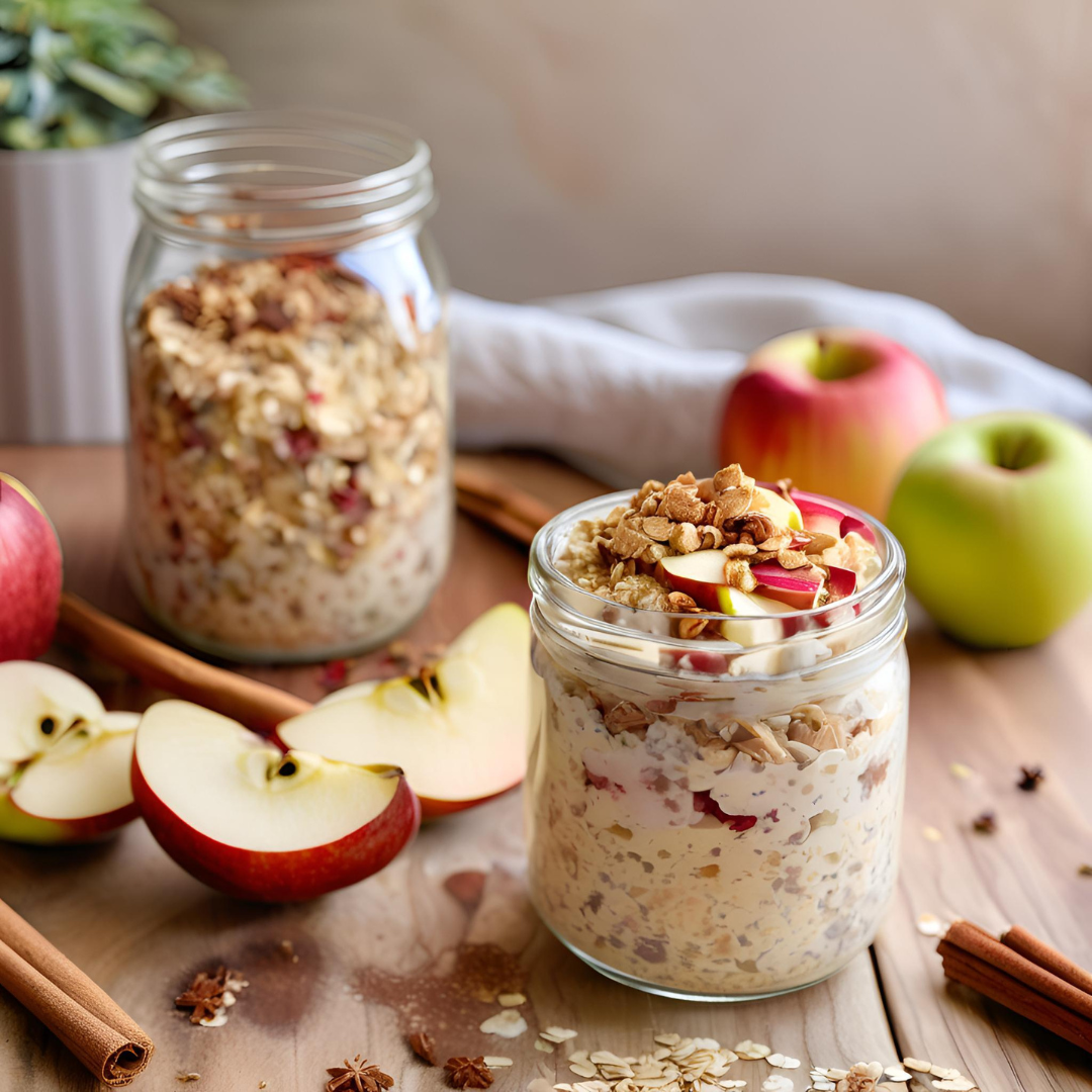 Apfel Zimt Overnight Oats – gesundes Frühstück zum Verlieben